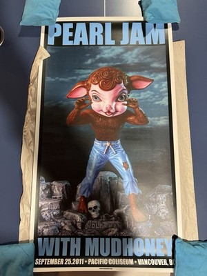 Pearl Jam with Mudhoney Poster September 25th 2011 | eBay