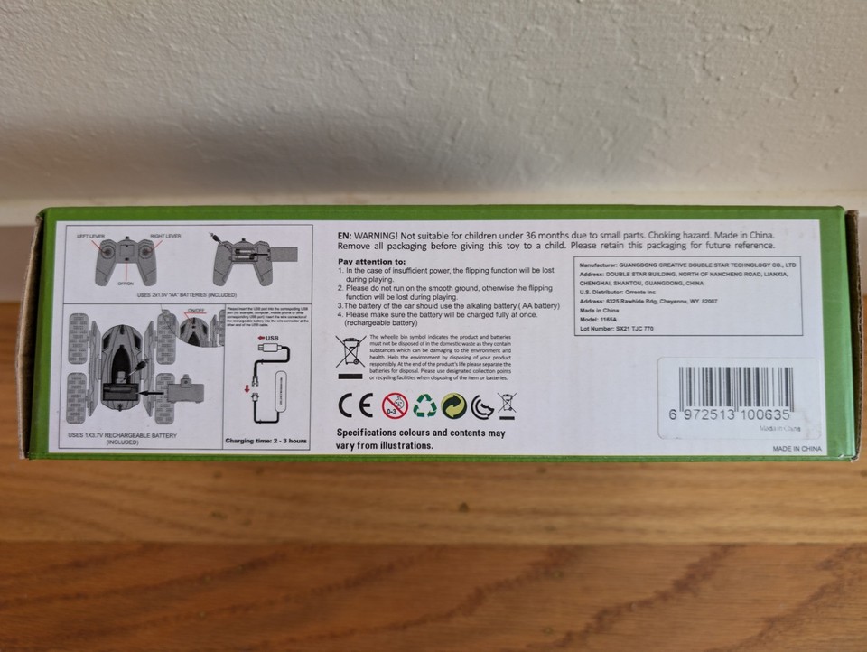 StuntCar Double Side Roll Tumble and Spin Action Ages 6+ BRAND NEW | eBay