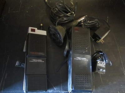 2 REALISTIC TRC-210 5watt 40chan CB 9 TRANSISTOR CB TRANSCEIVER ...