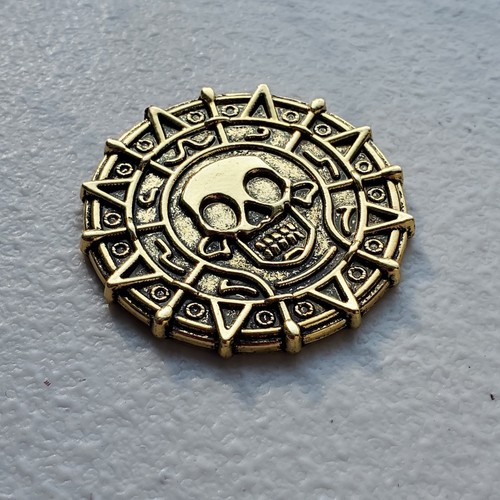 Pirates of the Caribbean Inspired Cursed Aztec Gold Metal Coin- PLS ...