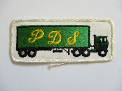 vintage PDS Transportation Services Trucking Trucker Truck Driver Patch ...