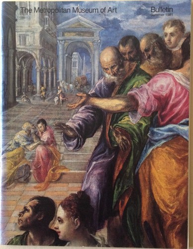 Metropolitan Museum Bulletin Fine Art Book El Greco Paintings History ...