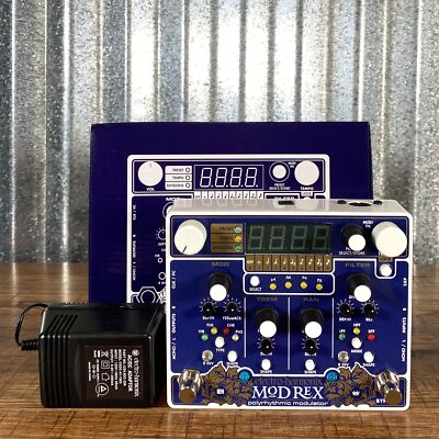 Electro-Harmonix EHX Mod Rex Polyrhythmic Modulator Guitar Synth Effect ...