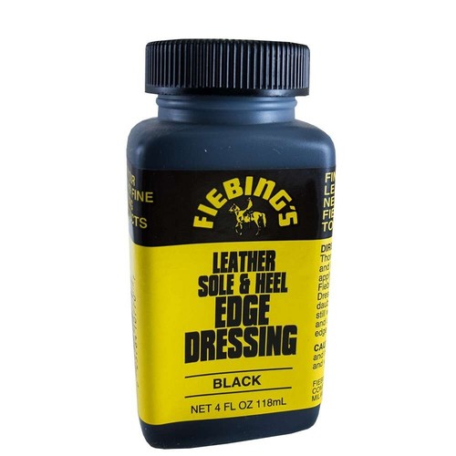 Fiebing's Black Leather Sole and Heel Edge Dressing – 4 Ounce Bottles ...