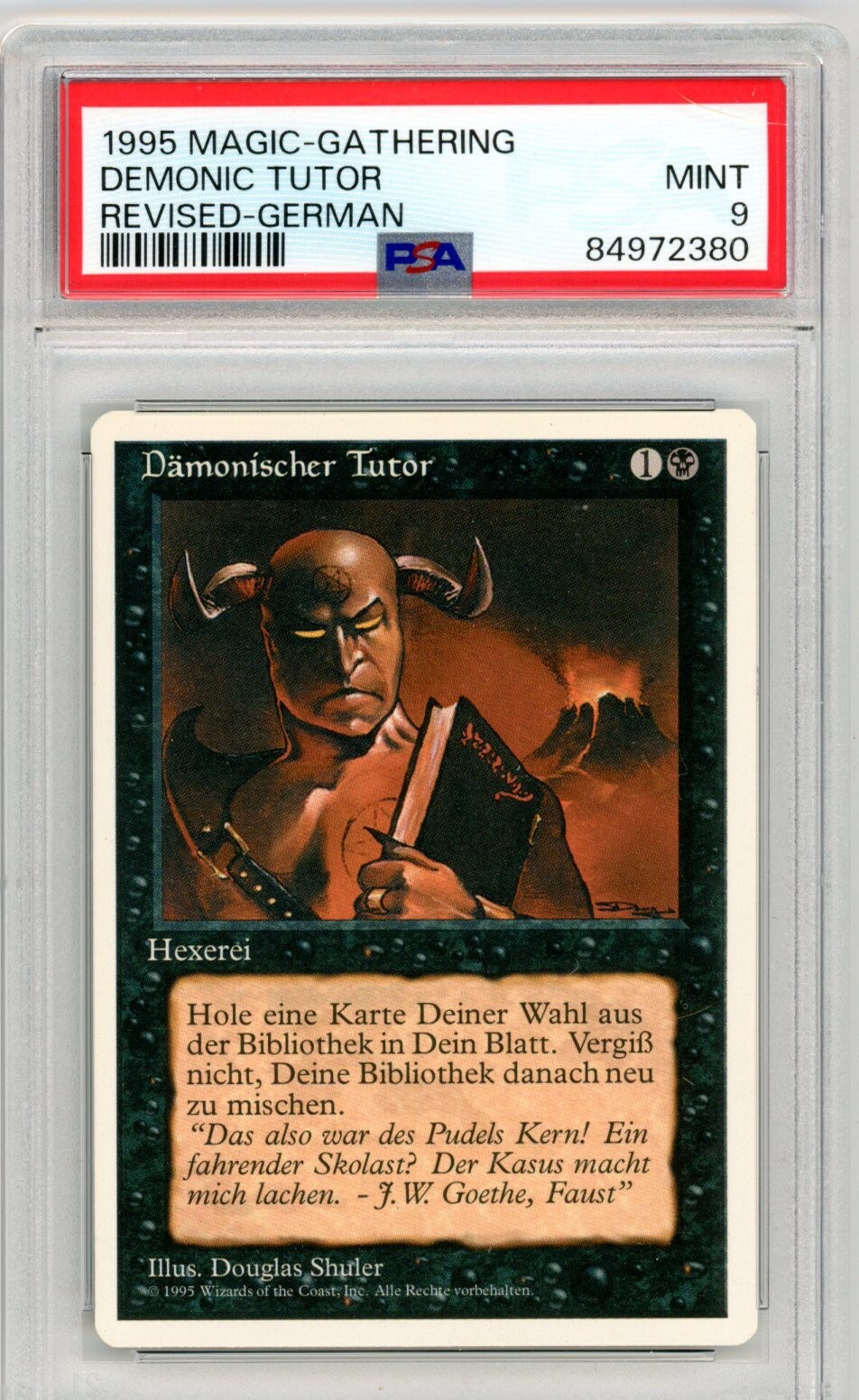 FWB German Revised/4th Demonic/Damonischer Tutor - PSA 9 (POP 1) NONE ...