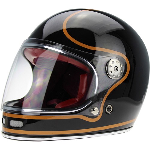 Viper F656 Vintage Full Face Fibreglass Classic Motorcycle Helmet ...