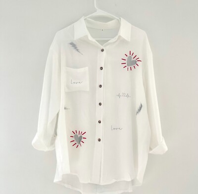 Trendy and personalized handmade blouse for women. | eBay