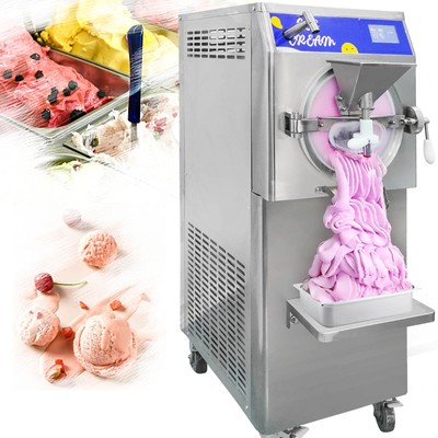 Wixkix 60L/H Italian Ice Machine Gelato Maker Batch Freezer with Faucet ...