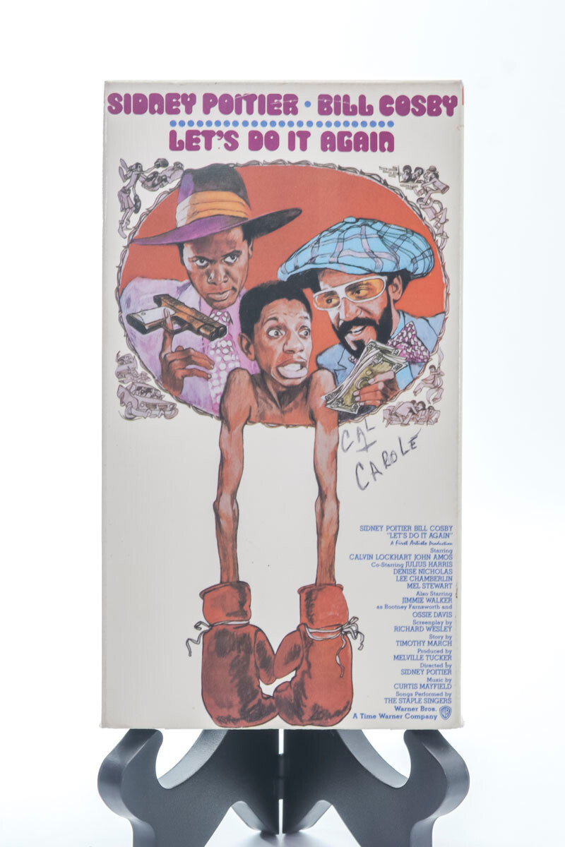 Lets Do It Again Vhs Sidney Poitier Bill Cosby Warner Bros Movie Ebay