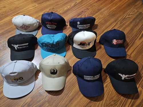 Lot Of 11 Vintage Arizona Industrial Company Hats Caps Snapback Phoenix ...