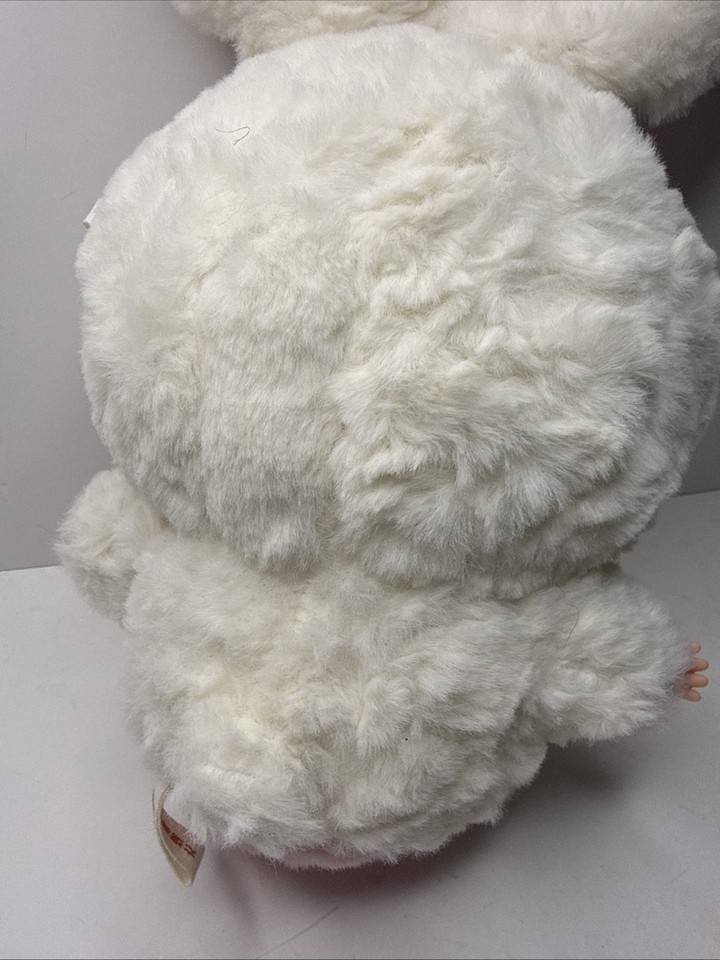 Baby Three (BB3) Baby Plush. White Bunny Angry Eyes Strawberry Cheeks ...