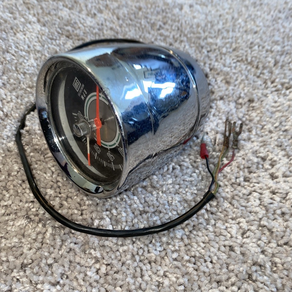 Tachometer 8,000 RPM 970B SW Stewart Warner Greenline Pedestal Tach ...