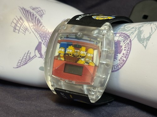 BK Vintage 2002 Simpson's Digital Watch "Are We There Yet" Untested | eBay