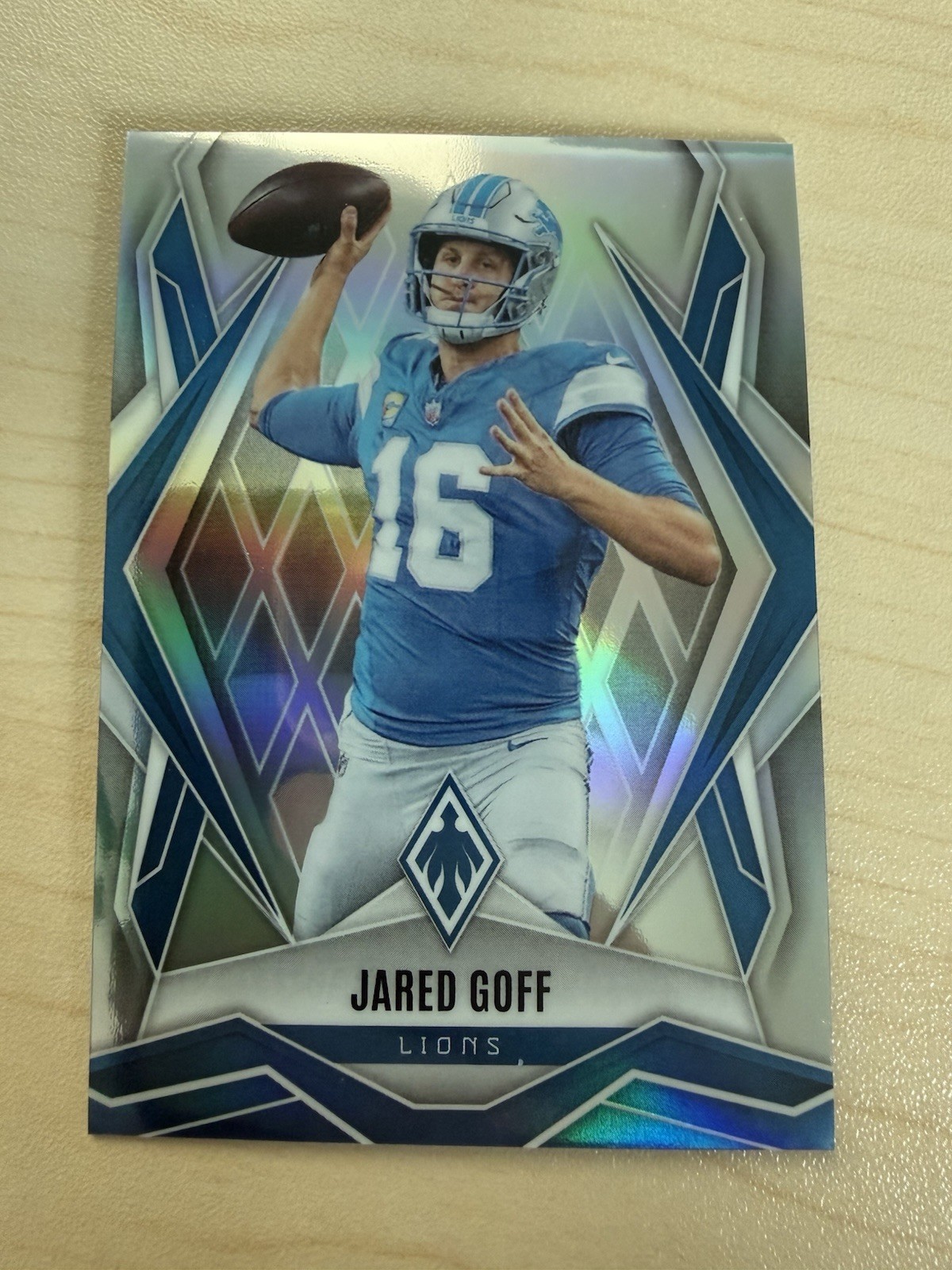 2025 Panini Phoenix Jared Goff Silver Holo #62 Detroit Lions | eBay