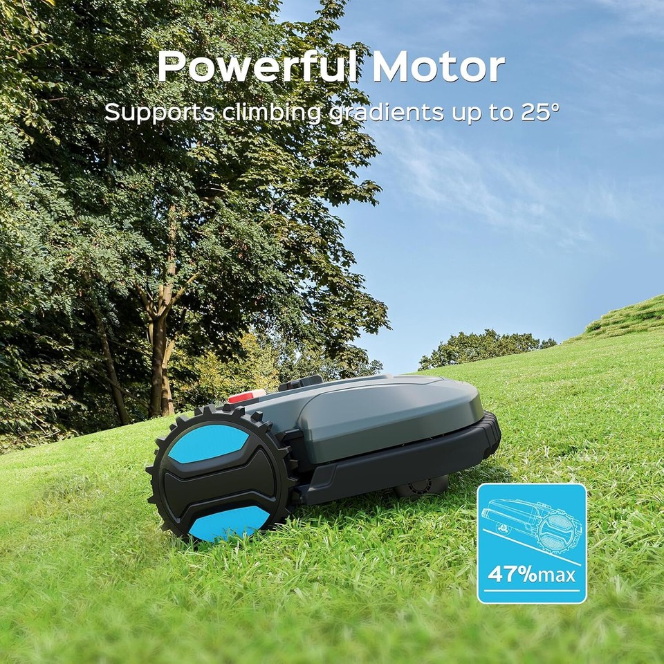 Robotic Lawn Mower – App-Controlled, Self-Charging Automatic Mower with ...