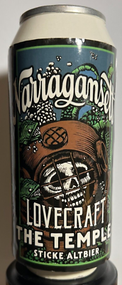 Narragansett LOVECRAFT THE TEMPLE STICKE ALTBIER Draft Beer 10" Tap ...