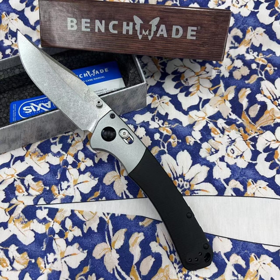 Benchmade 15080 Crooked River CPM-S30V Blade Black Handle Folding Knife ...