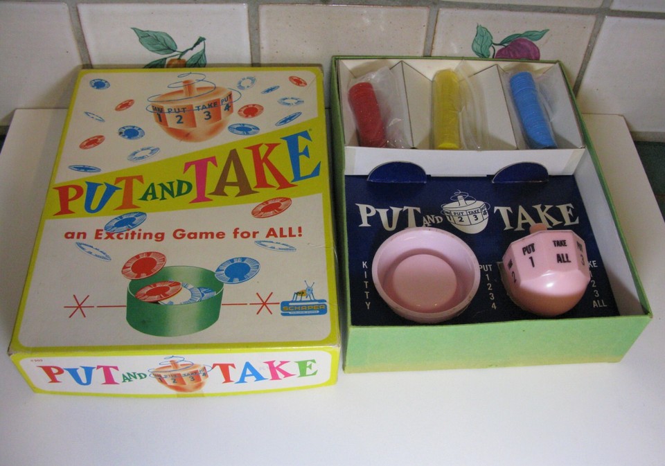 VINTAGE PUT And TAKE Game By SCHAPER (1956) | eBay