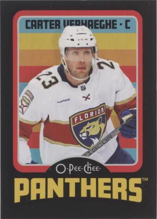 2024-25 O-Pee-Chee - Carter Verhaeghe #464 Retro Black Border /100 for ...