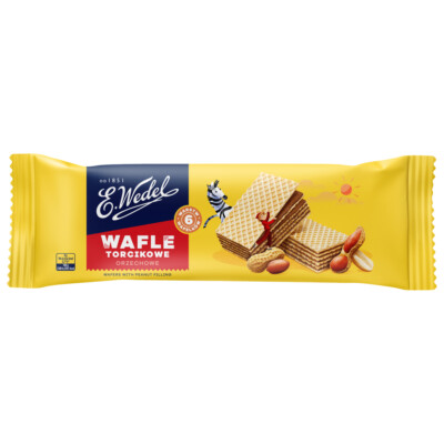 WEDEL CAKE WAFERS PEANUT FILLING - 160G - CRISPY DELICIOUS DESSERT FROM ...