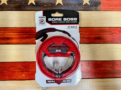 NEW! Real Avid Bore Boss .22Cal Clean Storing Pull Through Bore Cleaner ...