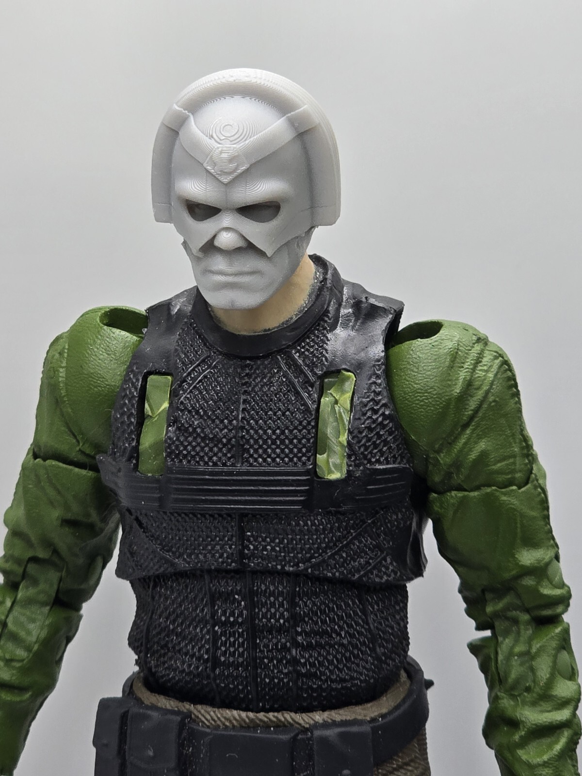 3d Printed PEACEMAKER Head #2 1:10 7" MARVEL LEGENDS MCFARLANE DC MULTIVERSE | eBay