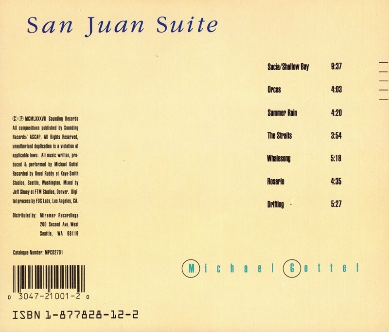 Michael Gettel - San Juan Suite CD Miramar | eBay