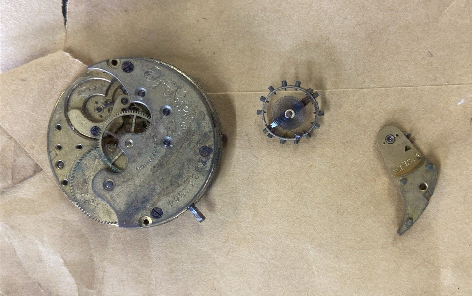 POCKET WATCH MOVEMENTS & PARTS LOT | eBay