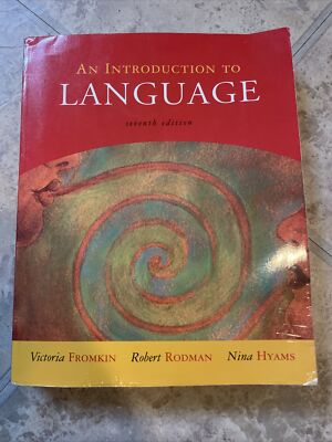 An Introduction to Language - Seventh Edition - Victoria Fromkin ...
