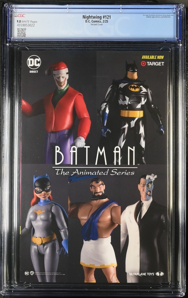 Nightwing #121 CGC 9.8 Dan Panosian Negative Space Variant Cover DC ...