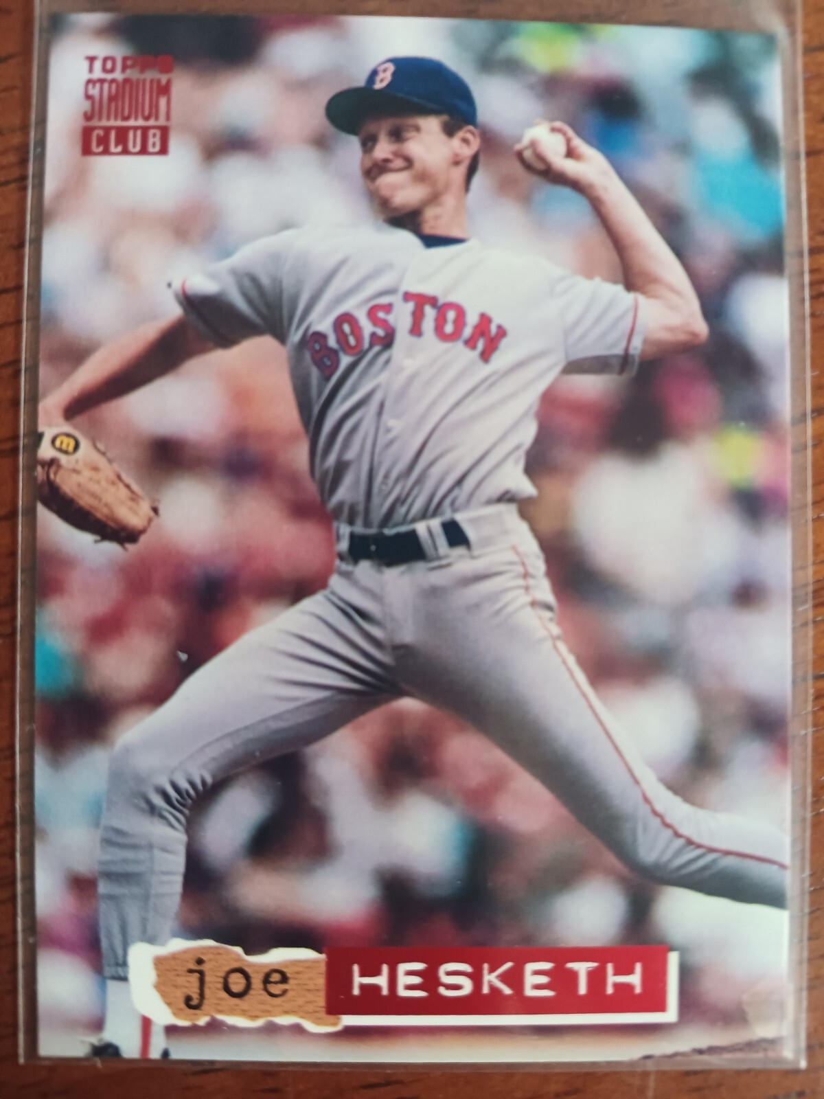 JOE HESKETH BOSTON RED SOX 1994 TOPPS STADIUM CLUB BASEBALL CARD #455 ...