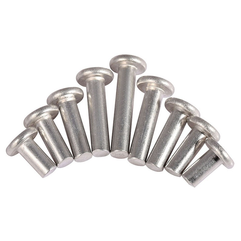 Stainless Steel Solid Rivets - M3 Flat Head, 304 Grade, GB/T 109 ...