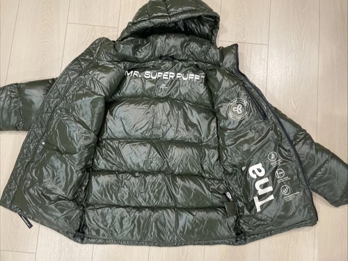 Aritzia TNA Mr Super Puff Down Puffer Hooded Jacket Men Sz XS Gloss ...