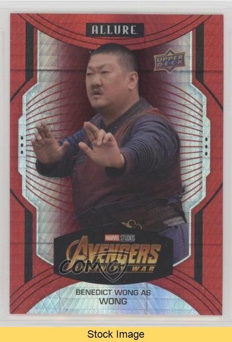 2022 Upper Deck Marvel Allure High Series Red Prism as Wong Benedict ...