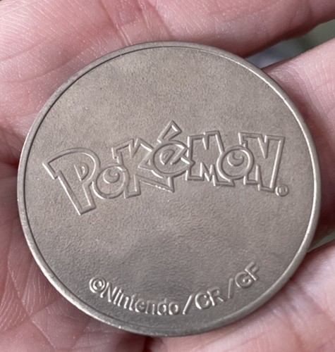 2001 Pokemon TCG Silver Lugia Collectible Token Coin! *RARE & SUPER ...