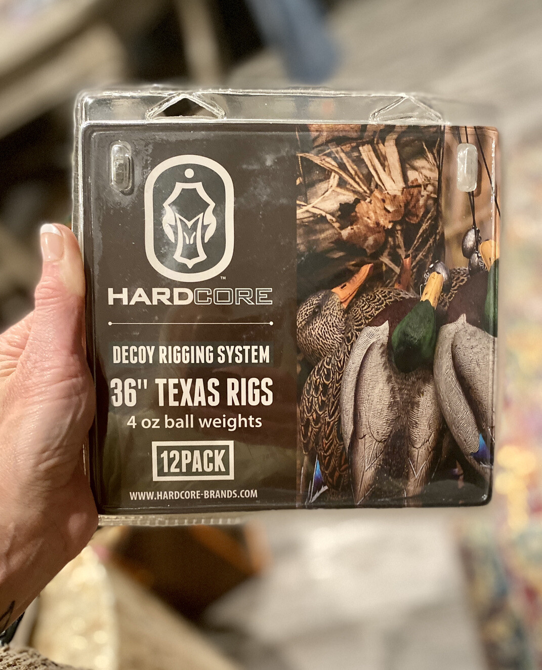 Hard Core Texas Rig Portable Decoy Rigging 36 Inch Waterfowl Hunting ...