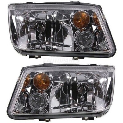 New Left & Right Side Head Lamp Lens And Housing Fits 2002-2005 ...