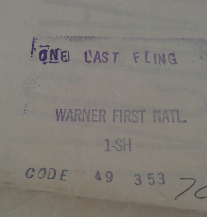 ONE LAST FLING MOVIE POSTER 1 Sheet 1949 ORIGINAL 27x41 ALEXIS SMITH | eBay