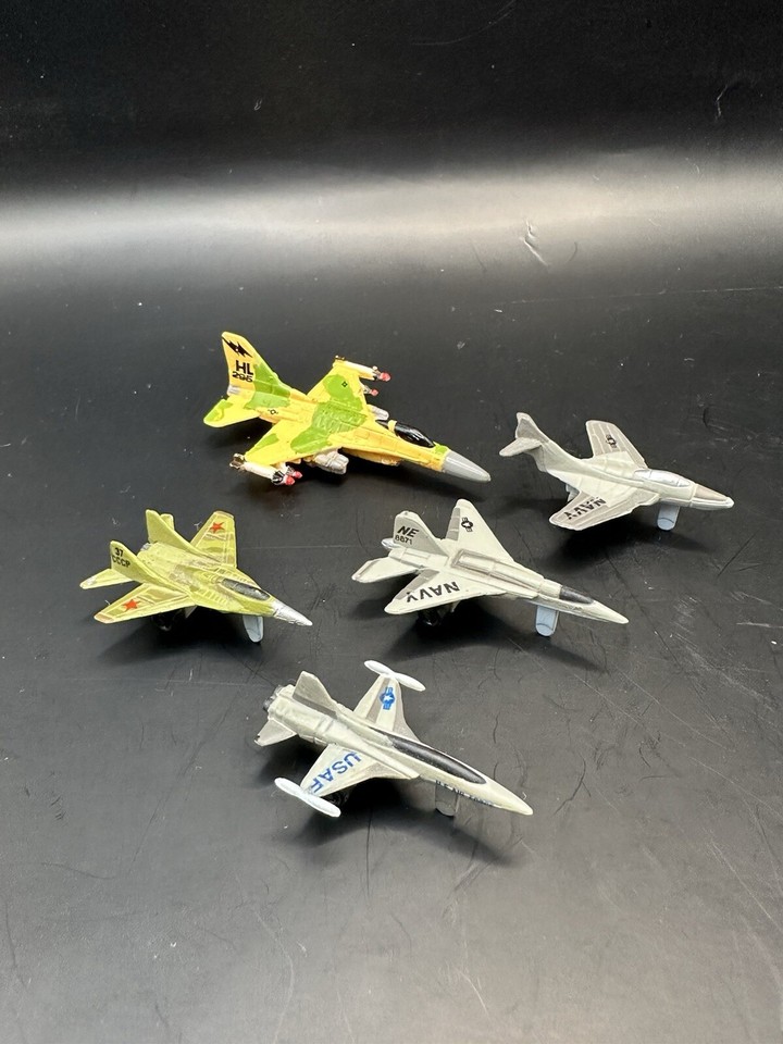 Vintage micro jet lot. 1988 Funrise 4 jets and 1 unbranded yellow jet ...