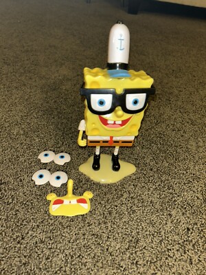 2002 Spongebob Squarepants SWITCH EM UP Pal Toy with 11 pcs Potato Head ...