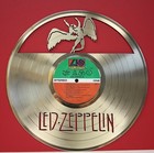 Led Zeppelin ZOSO laser cut Gold LP Record wall art | eBay