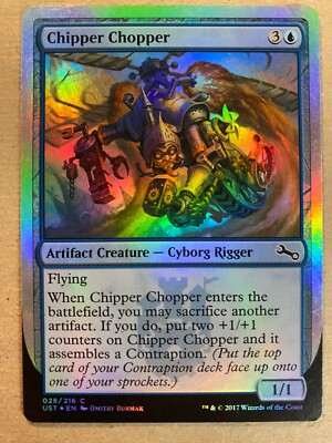 MTG 1x FOIL Chipper Chopper Unstable Magic the Gathering Card x1 LP | eBay