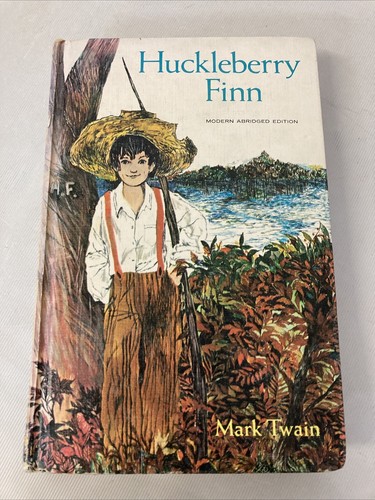 Huckleberry Fin Book by Mark Twain, Modern Abridged Edition 1965 | eBay
