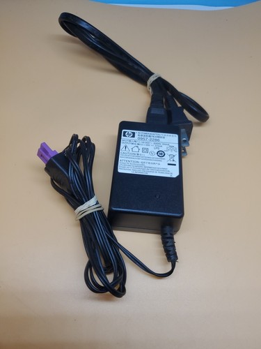 Genuine HP 0957-2286 3 Pin Printer Power Adapter Cord | eBay