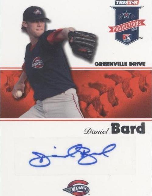 2008 TRISTAR PROjections - Daniel Bard #127 Autographs (AU, RC) for ...
