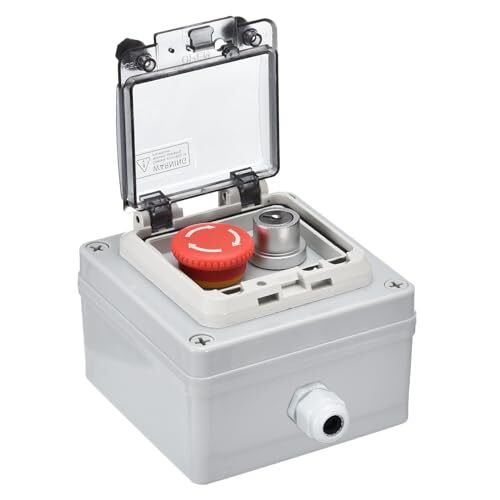 IP67 Push Button Box ABS Lock Button E Stop Button for Indoor and ...