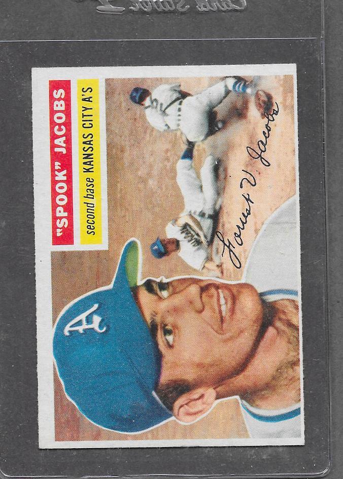 1956 Topps Baseball #151 Spook Jacobs EXMT *0151B GB | eBay