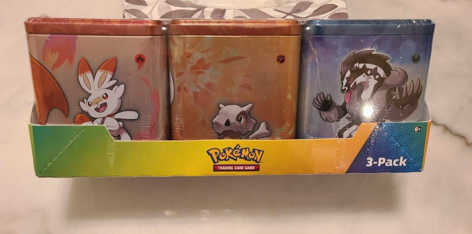 POKEMON TCG STACKING TINS NEW SEALED PACK OF 3 TINS Costco | eBay