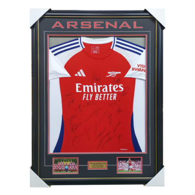 Arsenal Signed 2024/25 Team Signed Jersey Framed | eBay