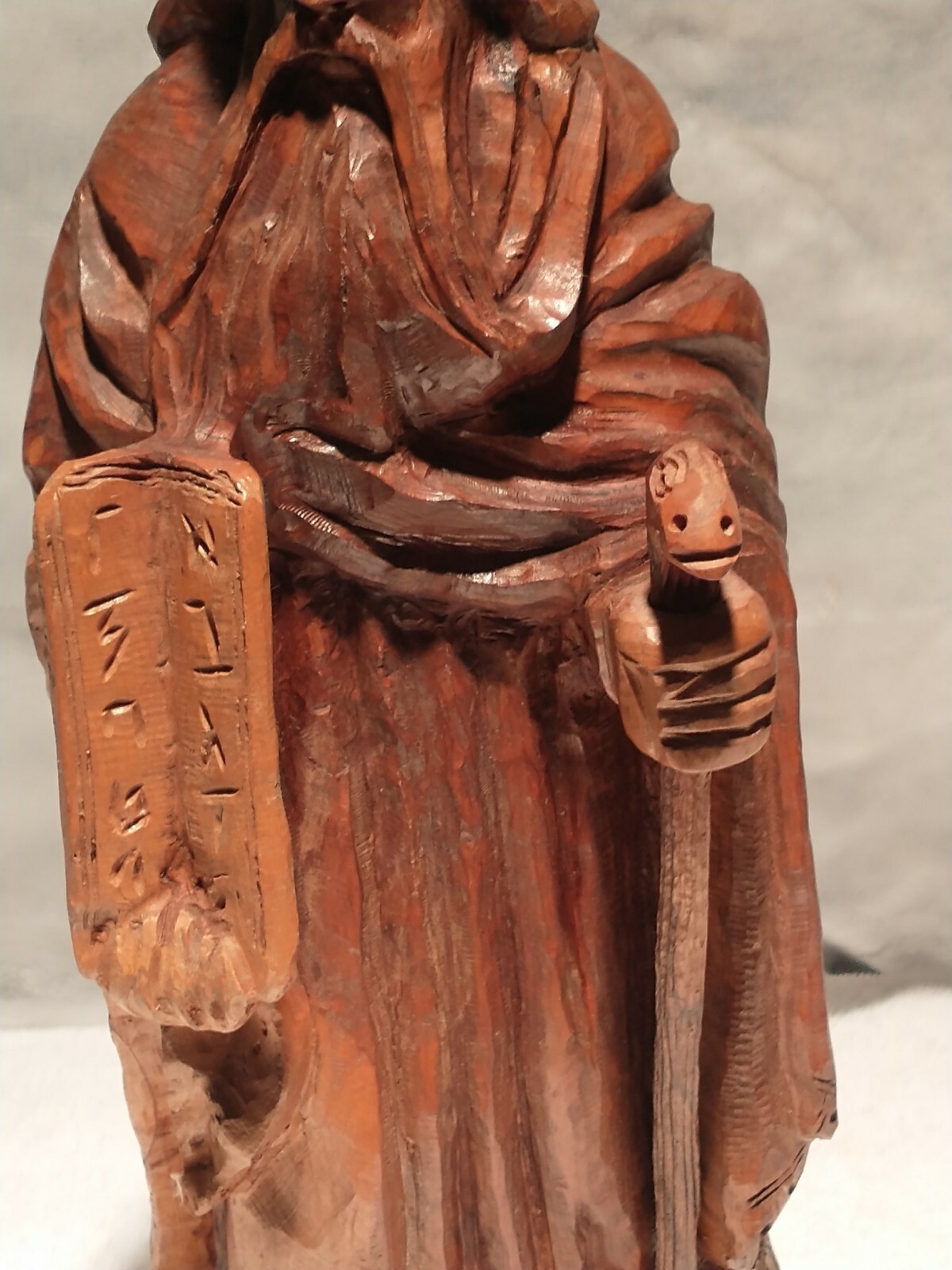 Wooden Sculpture Of Moses Circa 1950-55, 6x15½ | eBay